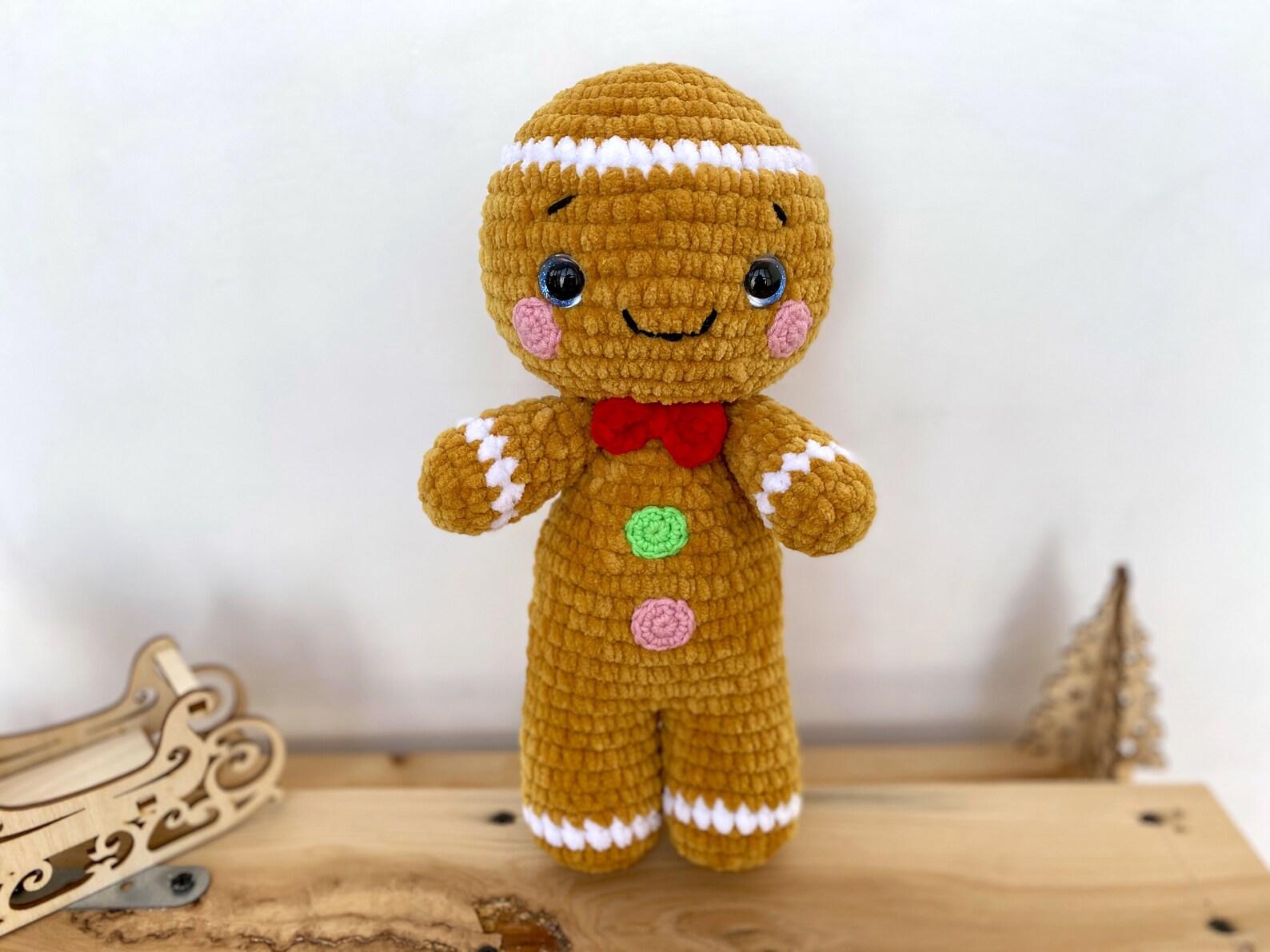 GINGERBREAD Man CROCHET PATTERN Christmas Amigurumi Pattern - Etsy