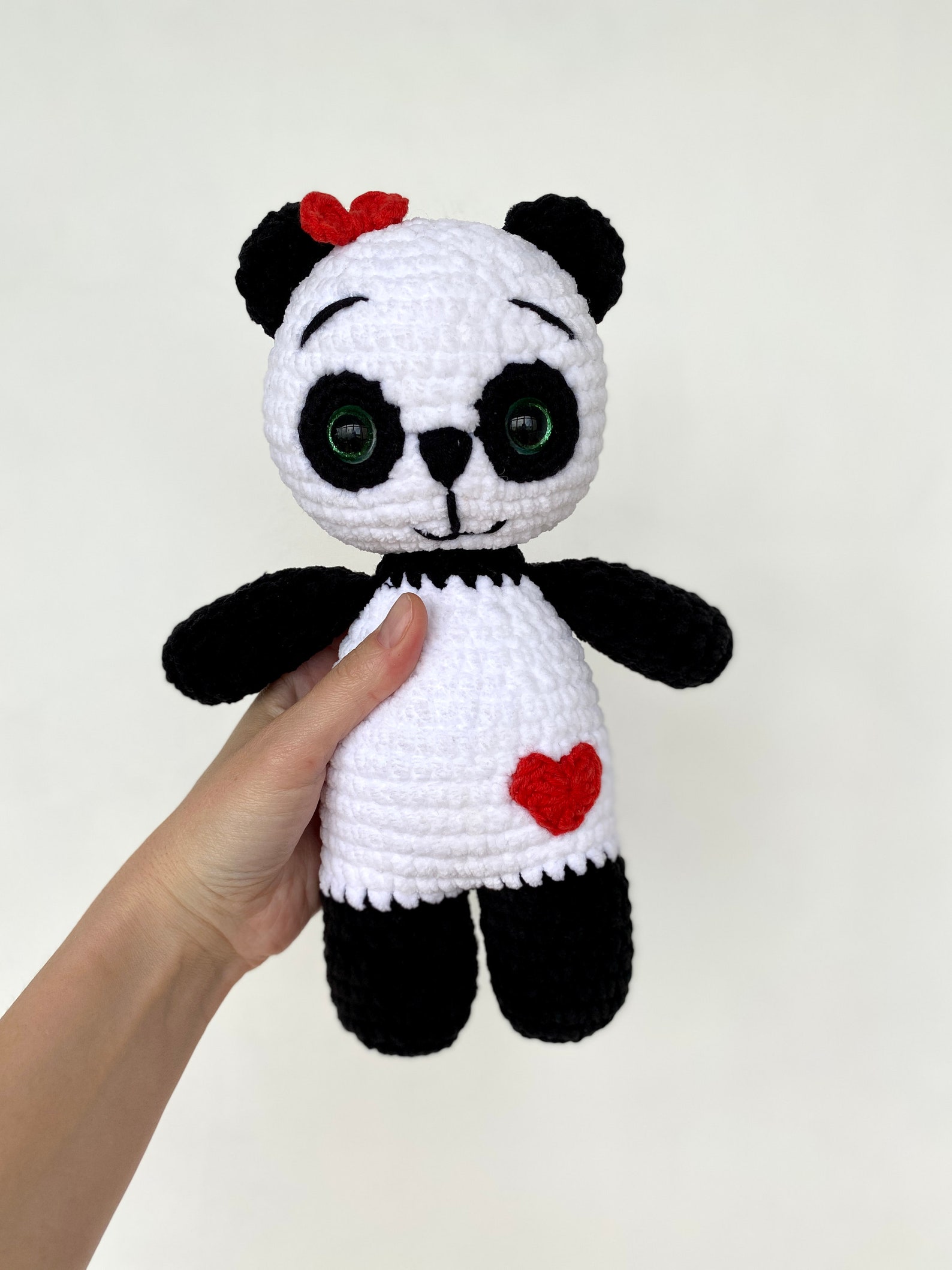 PANDA CROCHET PATTERN Amigurumi Pattern Plush Toy China Animal Easy to ...