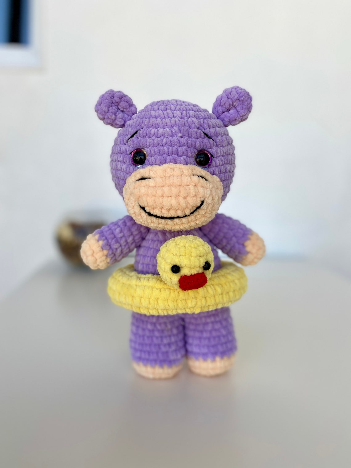 HIPPO CROCHET PATTERN Amigurumi Toy Plush Pattern | Etsy