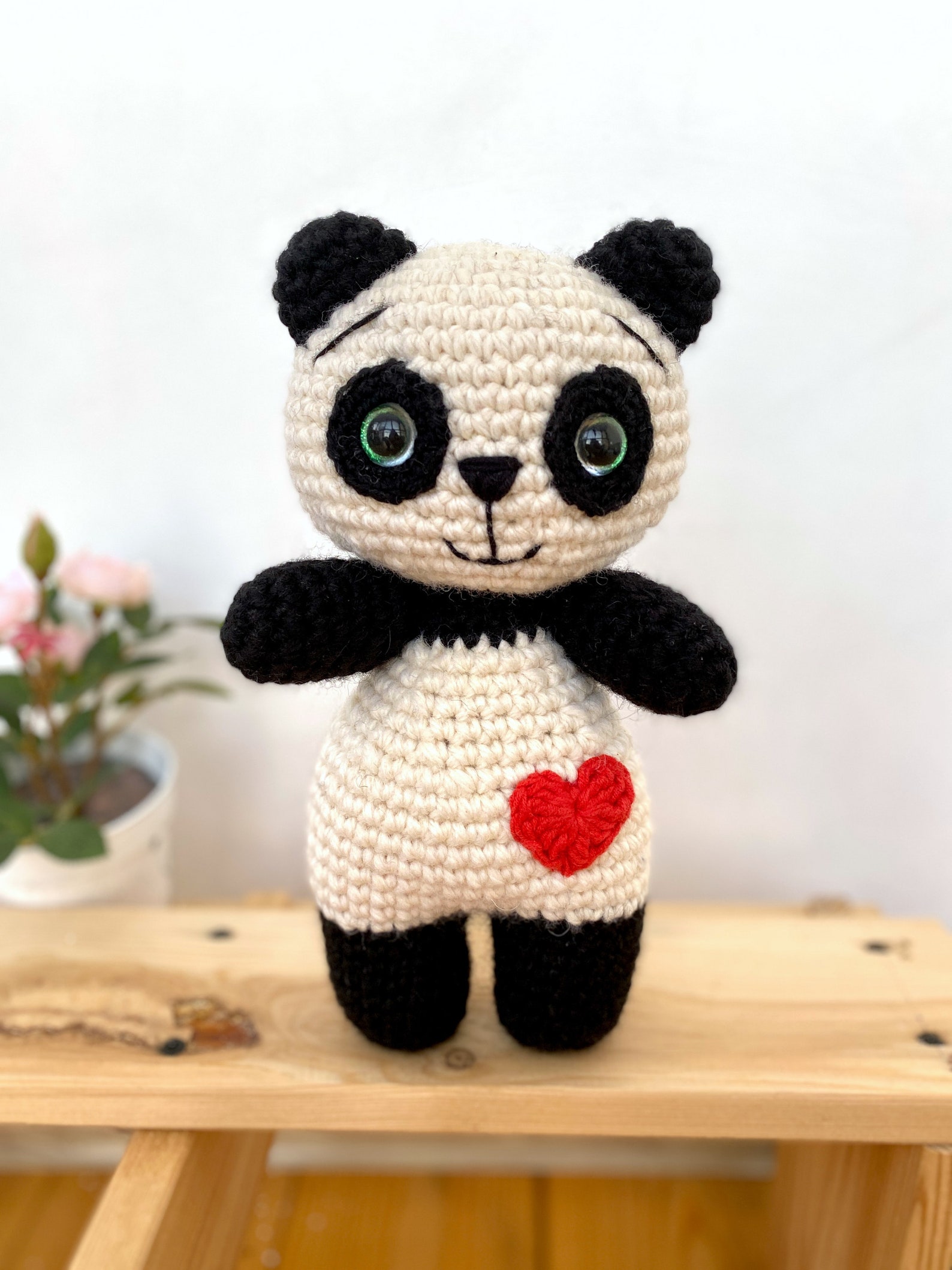 PANDA CROCHET PATTERN Amigurumi Pattern Plush Toy China Animal Easy to ...