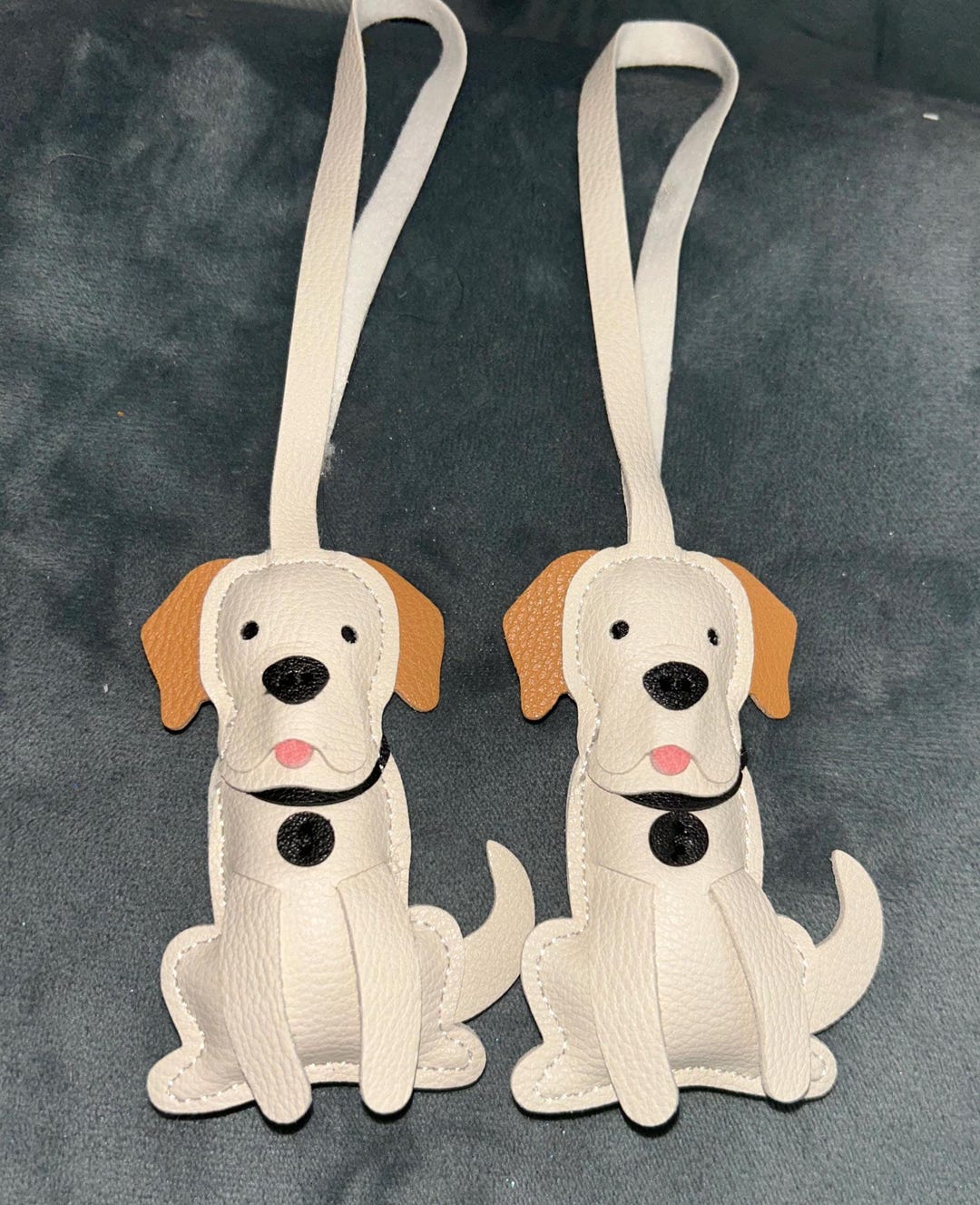 Leather Labrador Retriever Keychain - Etsy