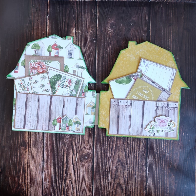 Rustic Cottage Photo Album Charming Mini House Album for 25 ...