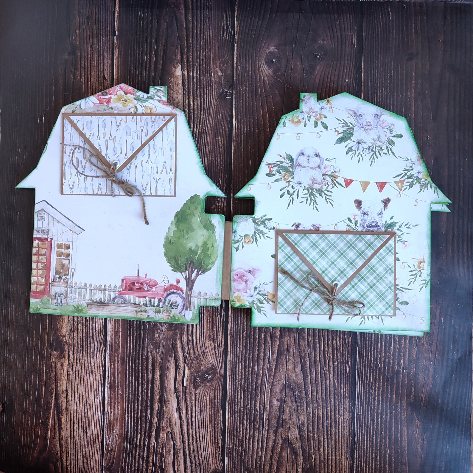 Rustic Cottage Photo Album Charming Mini House Album for 25 ...