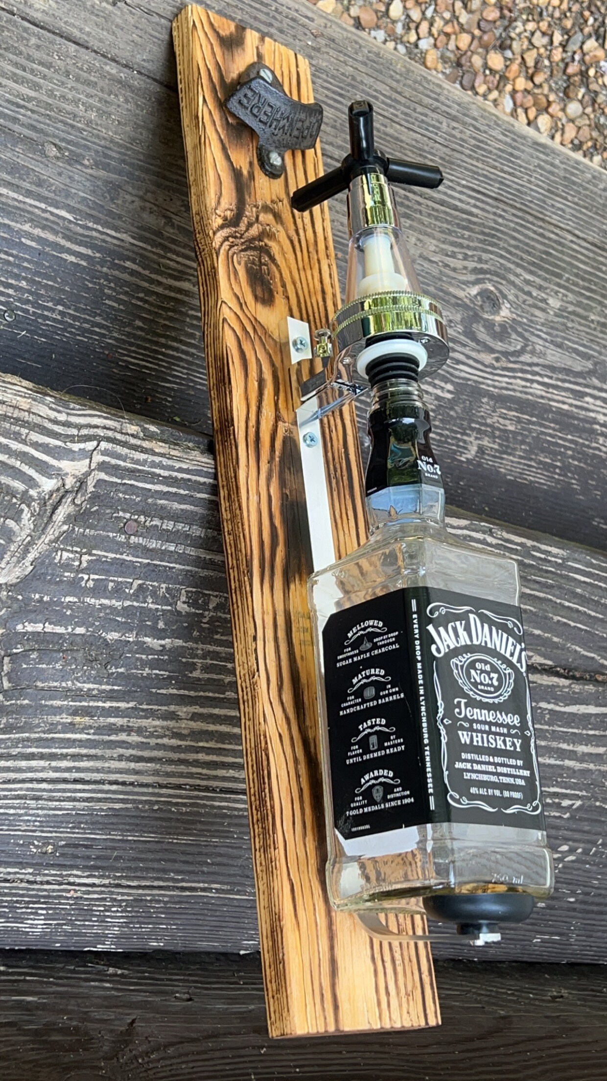 Rustic Whiskey Dispenser / Alcohol Dispenser / Primitive Decor ...