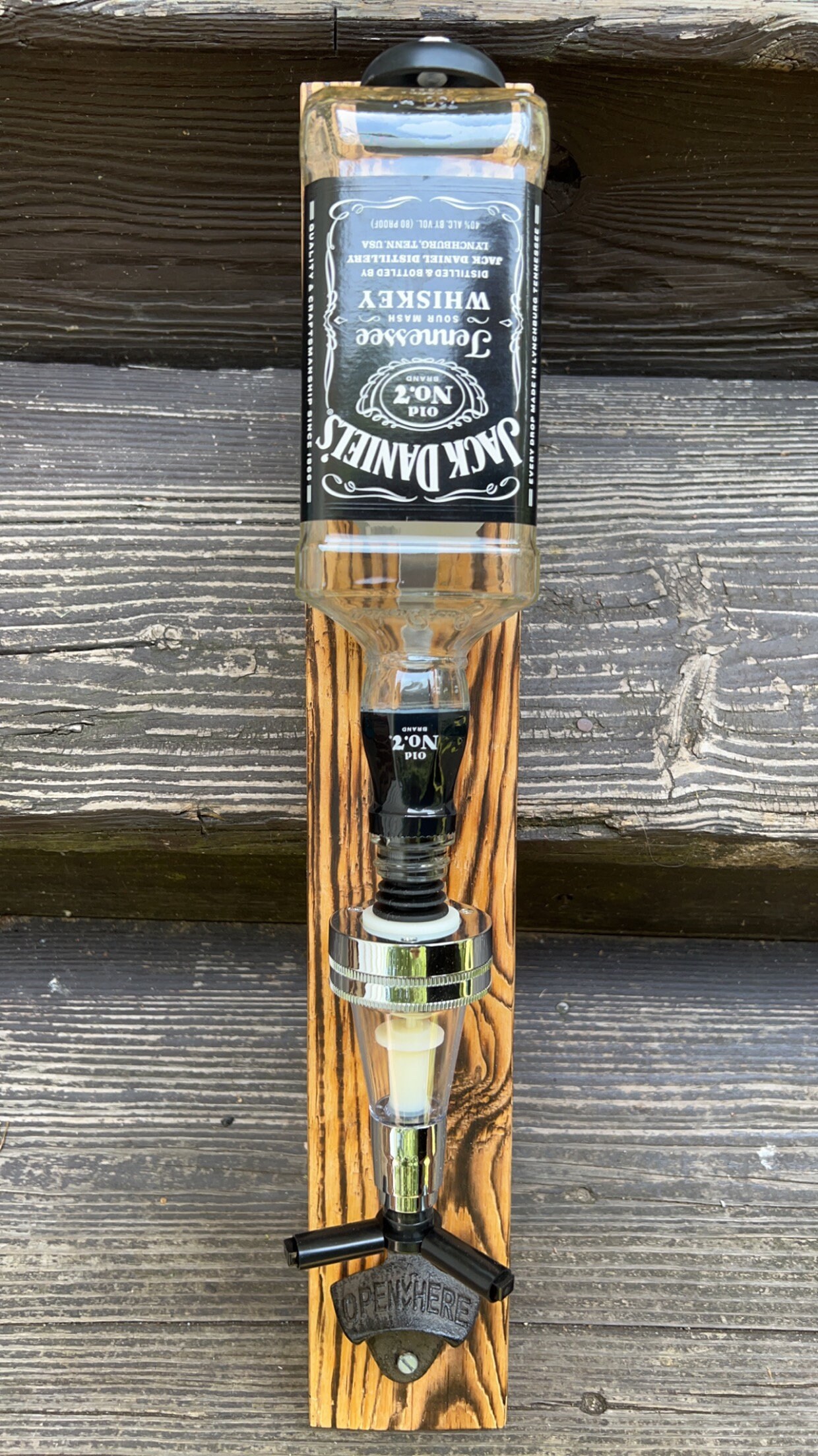 Rustic Whiskey Dispenser / Alcohol Dispenser / Primitive Decor ...