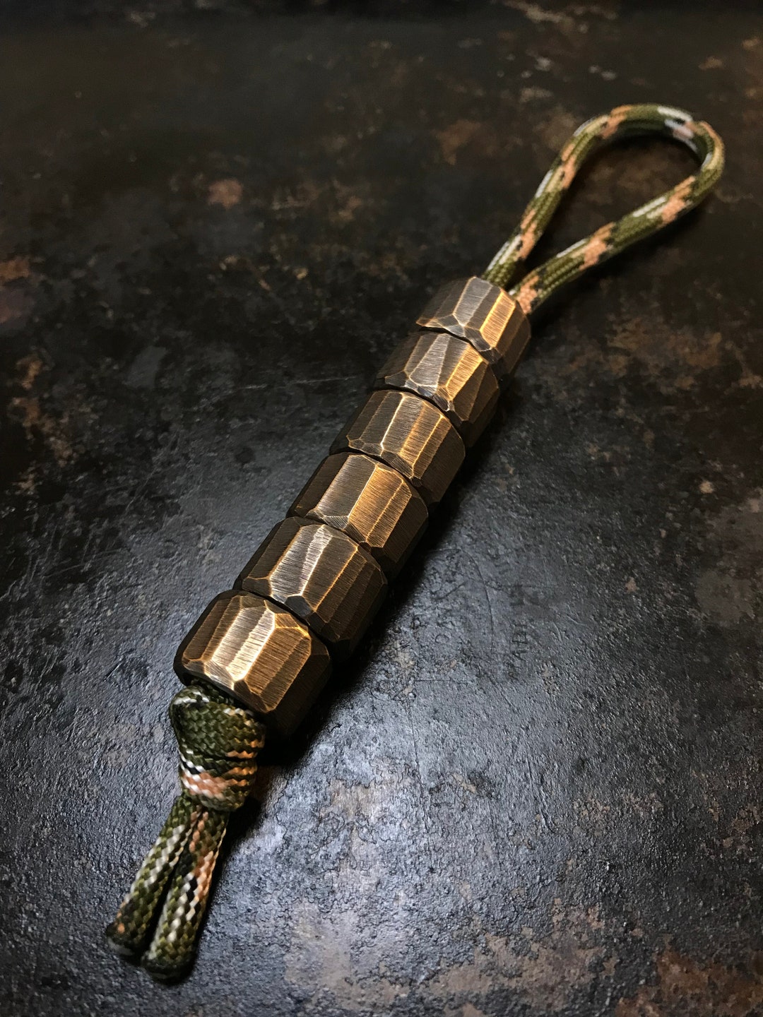 EDC Lanyard Beads - Paracord - Brass - Fidget - Etsy