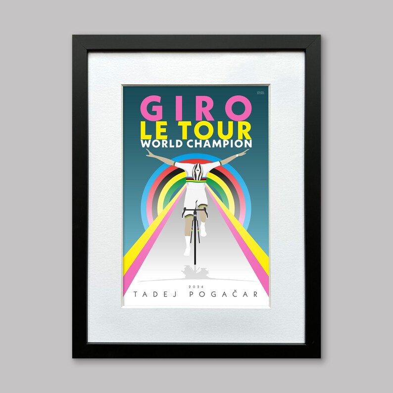 Tadej Pogacar: the Triple - World Champion 2024 / Tour De France / Giro ...