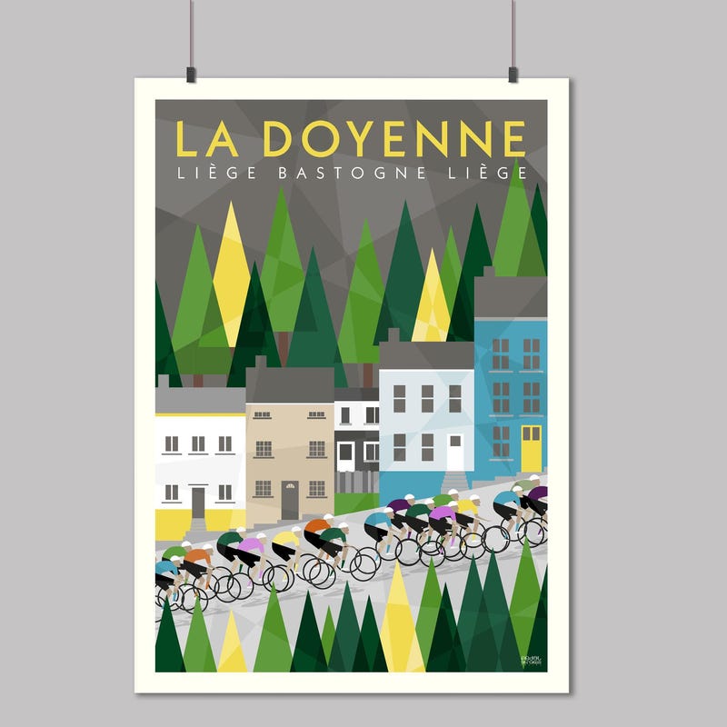 Belgian cycling posters - Etsy.de