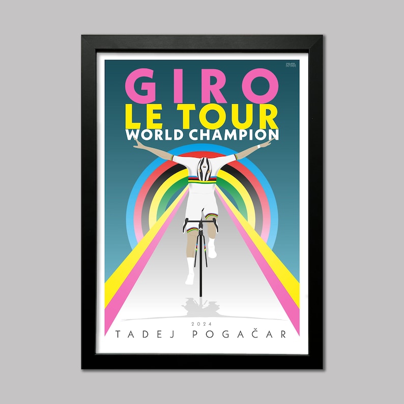 Tadej Pogacar: the Triple - World Champion 2024 / Tour De France / Giro ...