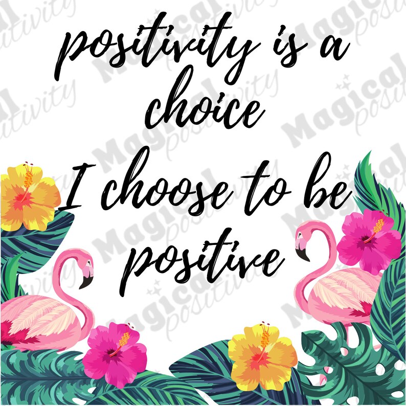 Positive Affirmation Cards-tropical - Etsy