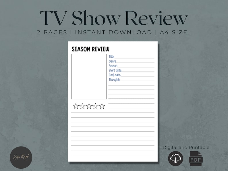 Digital TV Show Tracker | TV Show Review | Currently Watching | TV ...