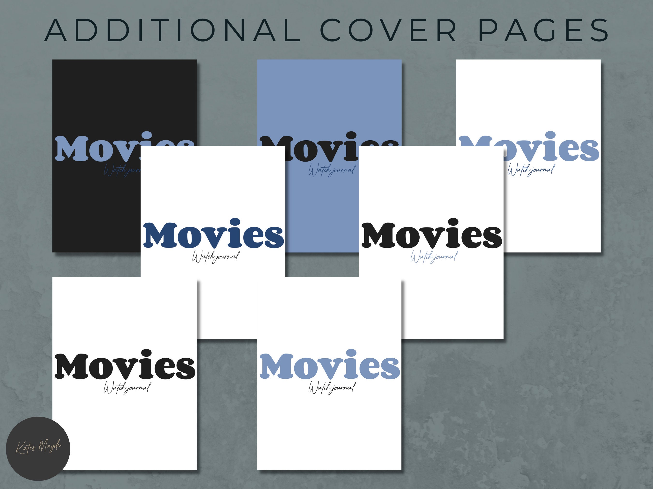 Digital Movie Journal | Family Movie Night | Film Printable | Movie ...