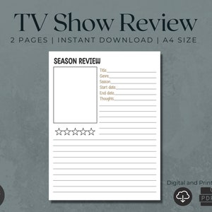 Digital TV Show Tracker | TV Show Review | Currently Watching | Tv ...