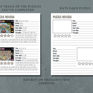 Digital Game Review Bundle | Board Game Tracker | Printable Review ...