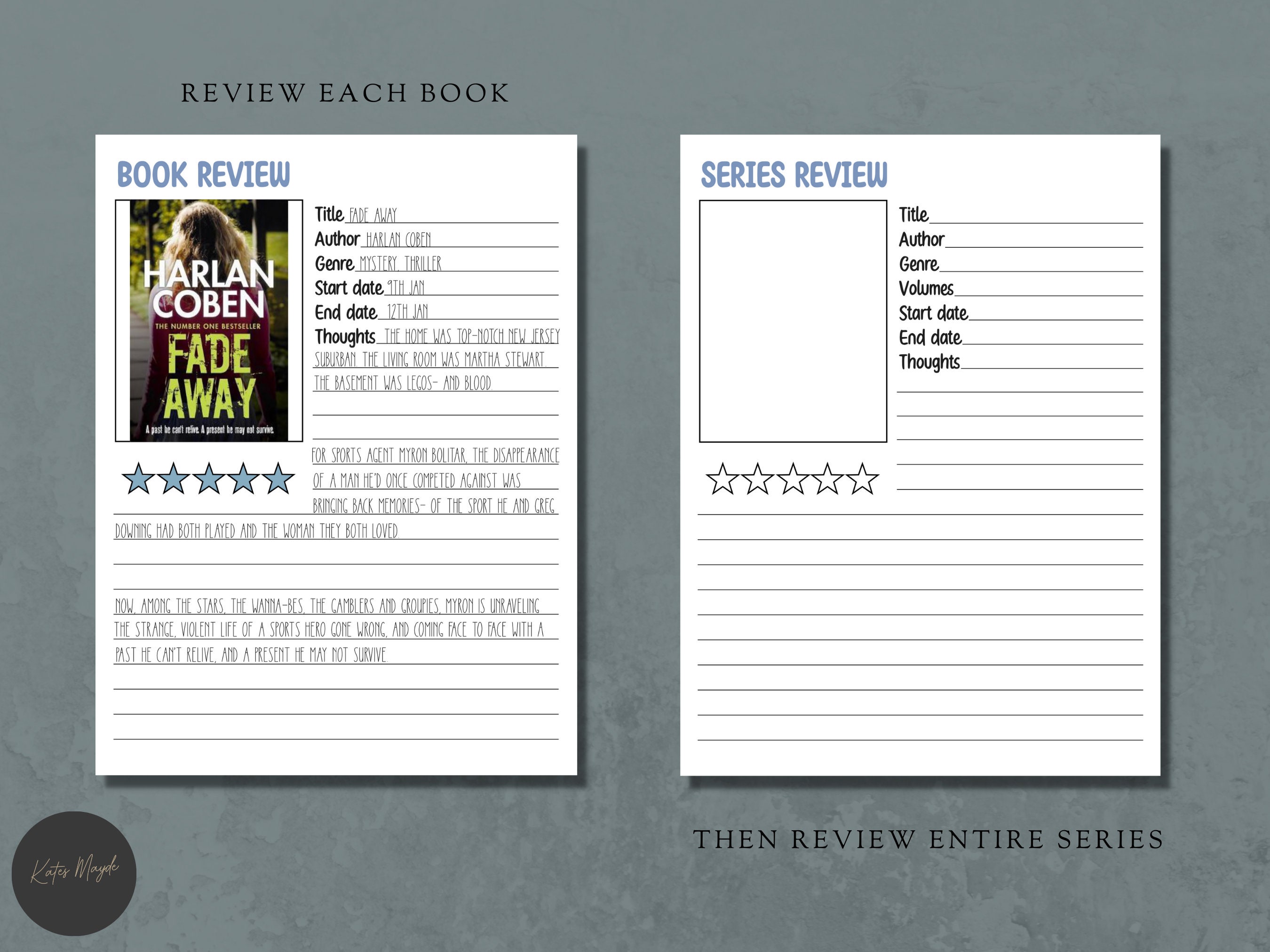 Entertainment Review Bundle Blue Digital Movie Review Book Review ...