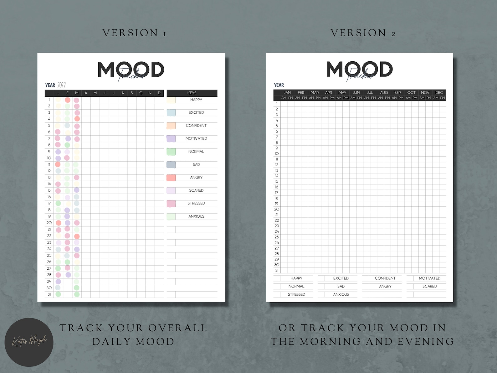 Digital Mood Tracker Mood Chart Monthly Mood Daily Mood - Etsy Singapore Digital Mood Tracker Mood Chart Monthly Mood Daily Mood - Etsy Singapore