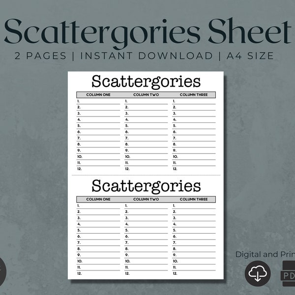 Tally Sheets - Etsy