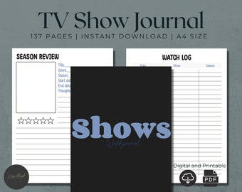 Spiral Tv Log Book - Etsy