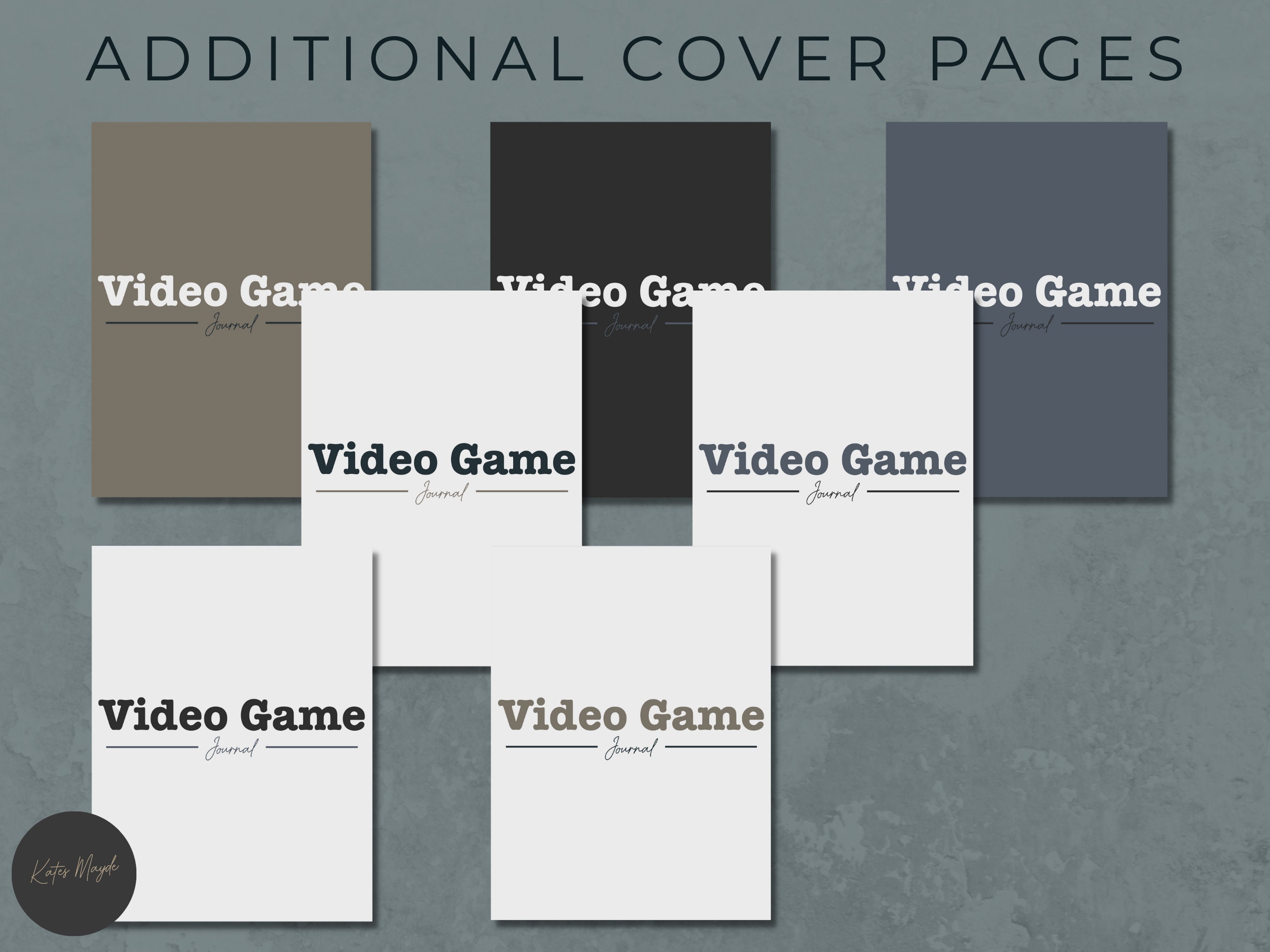 Digital Video Game Journal Game Tracker Gaming Journal - Etsy