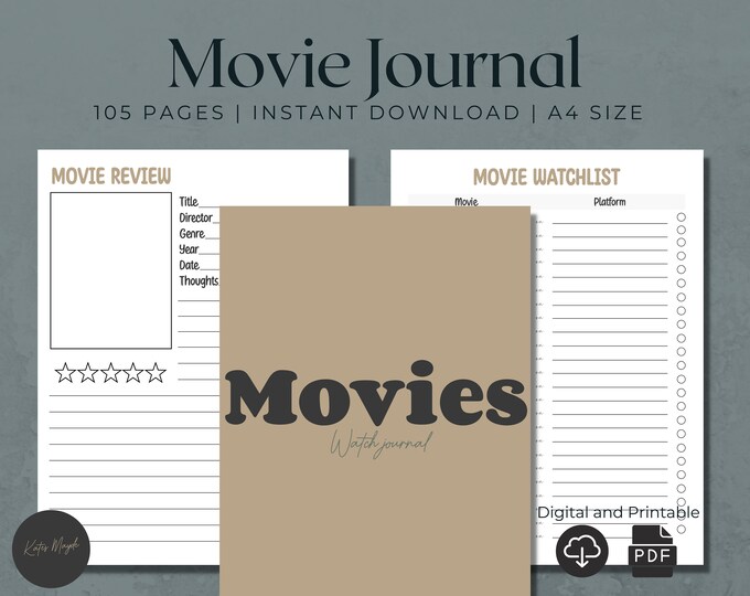 Movie Night Review Template - Kids Movie Review Printable, Movie ...