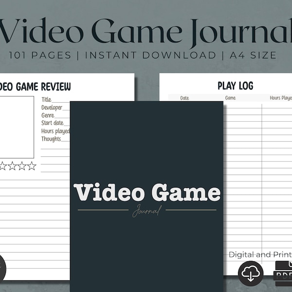 Video Game Themed Planner - Etsy