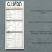 Cluedo Score Cards | Cluedo Printable | Score Sheet | Replacement Sheet ...