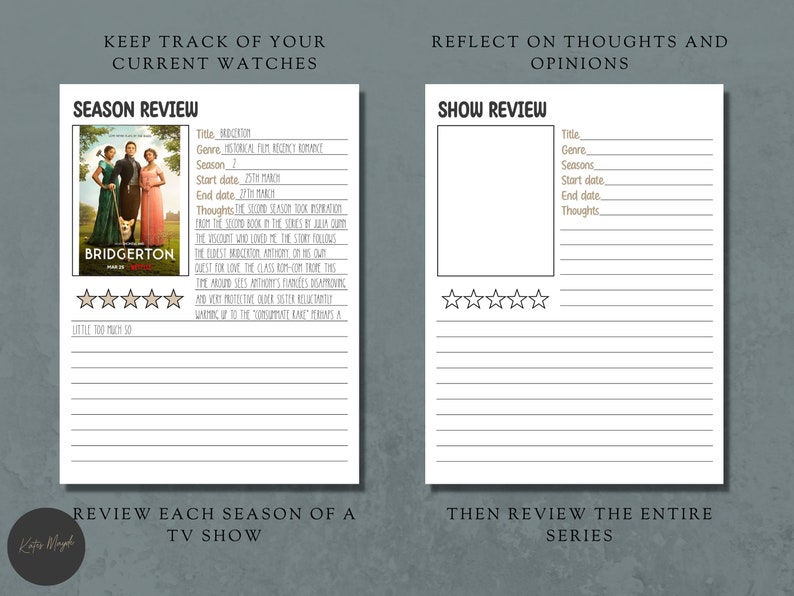 Digital TV Show Tracker | TV Show Review | Currently Watching | Tv ...