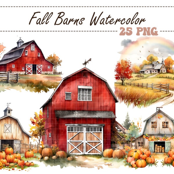 Autumn Barn - Etsy