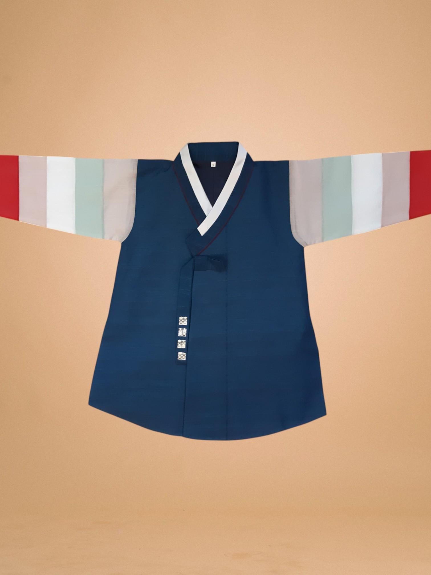 Navy Hanbok Boy, Korean Traditional Costume for Boys, Kids Hanbok - Etsy