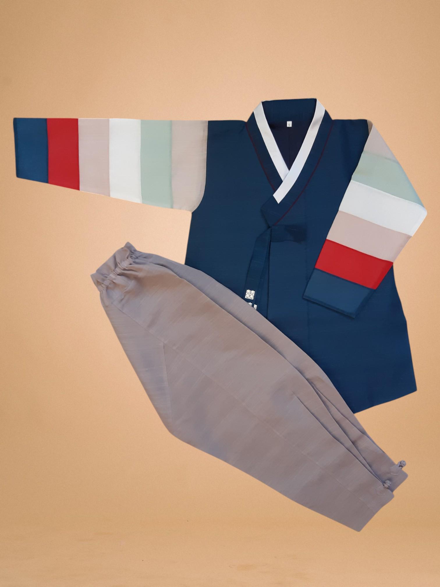 Navy Hanbok Boy, Korean Traditional Costume for Boys, Kids Hanbok - Etsy