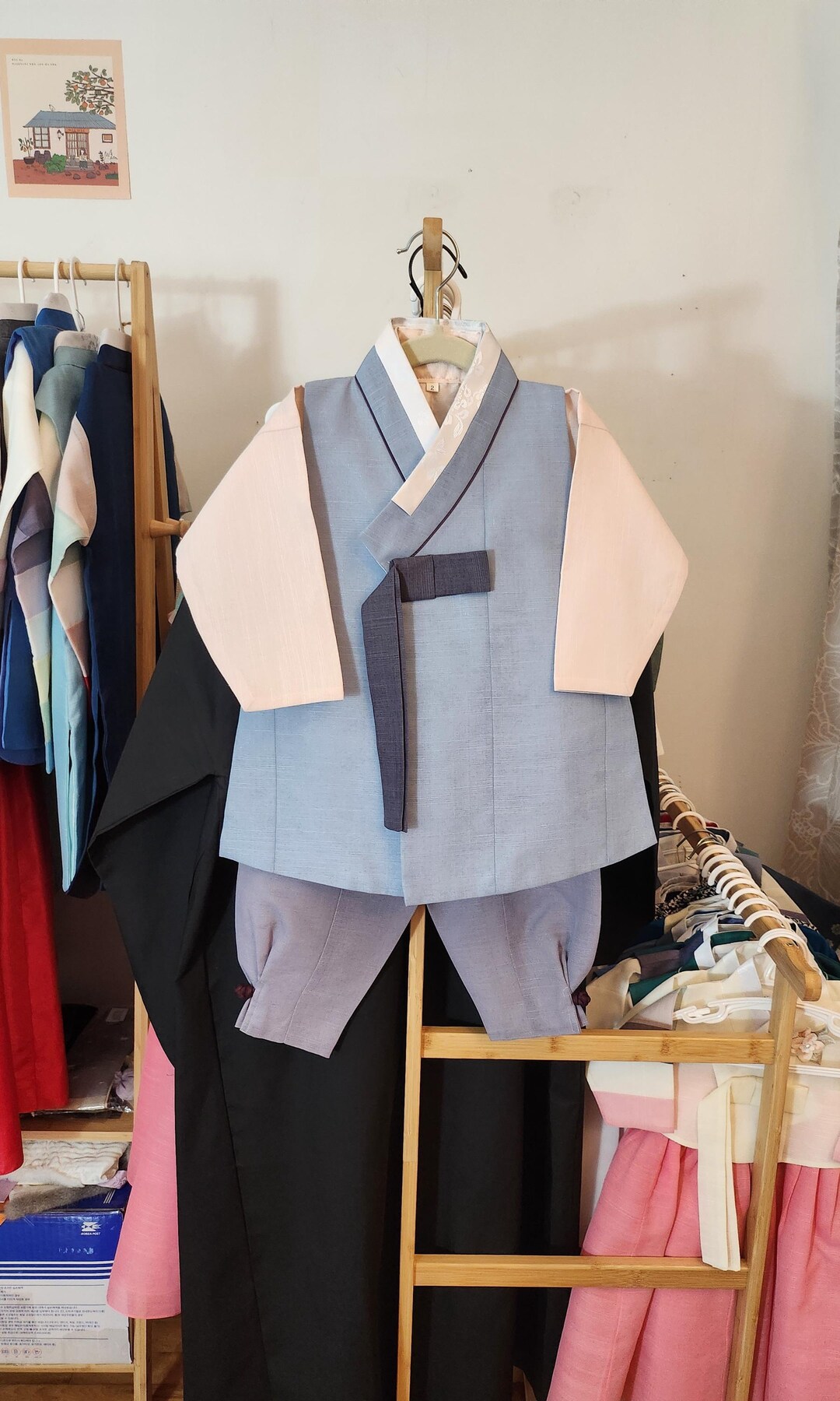 Age 2, Boy's Hanbok, Korean Traditional Costume (display Item 40% Off ...