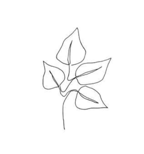 Simple Continuous Line Art Minimalist Illustration Great for | Etsy