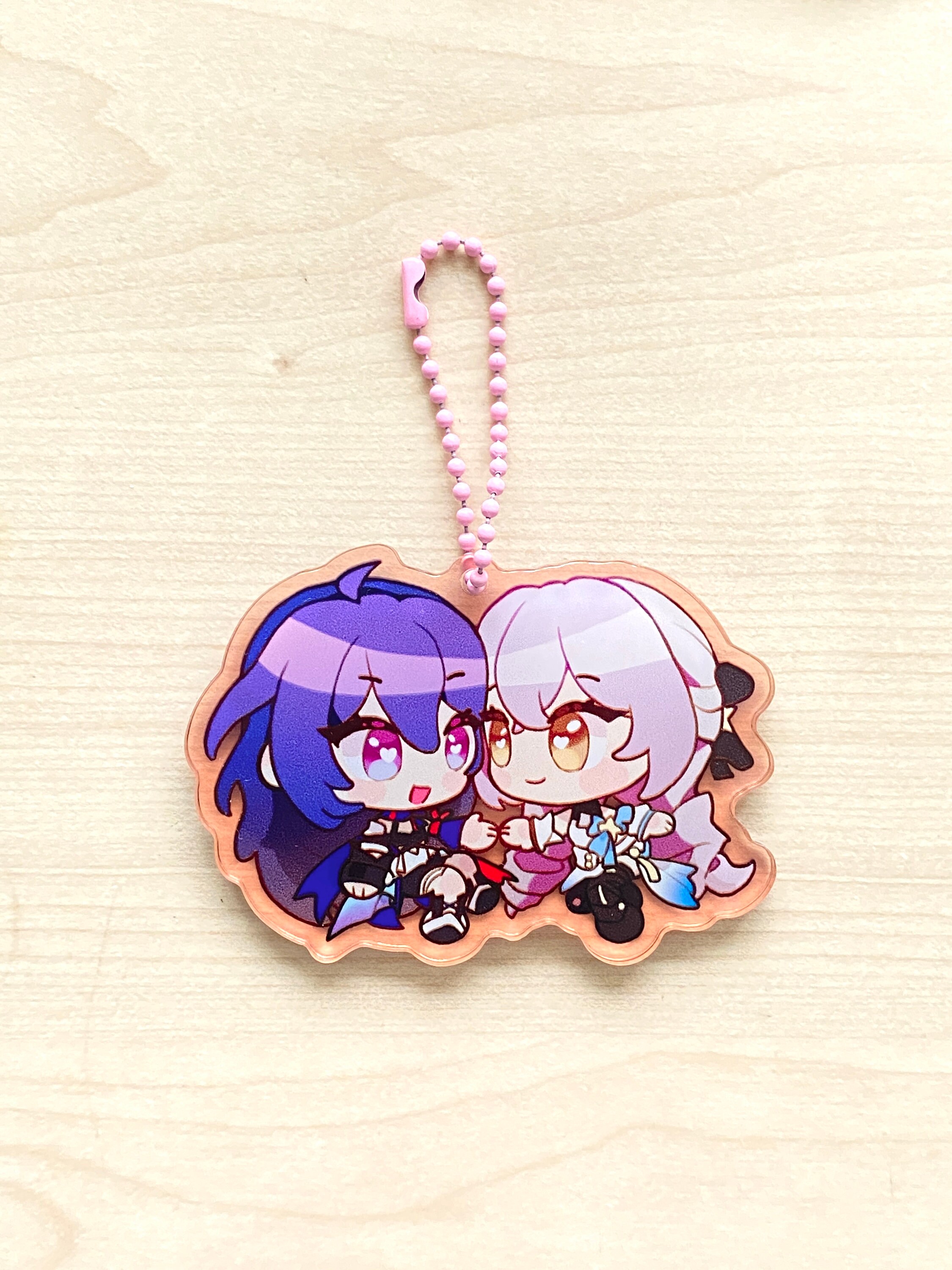 Honkai Star Rail: Seele X Bronya Keychain - Etsy Denmark