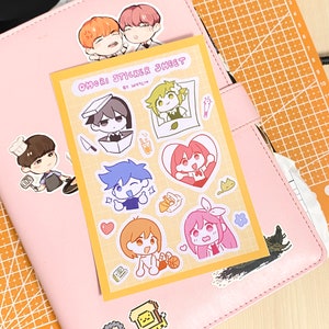 Omori Sticker Sheet - Etsy