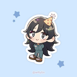 Mouthwashing Daisuke + Anya Sparkly Stickers - Etsy