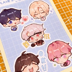 PLAVE A6 Glittery Sticker Sheet - Etsy