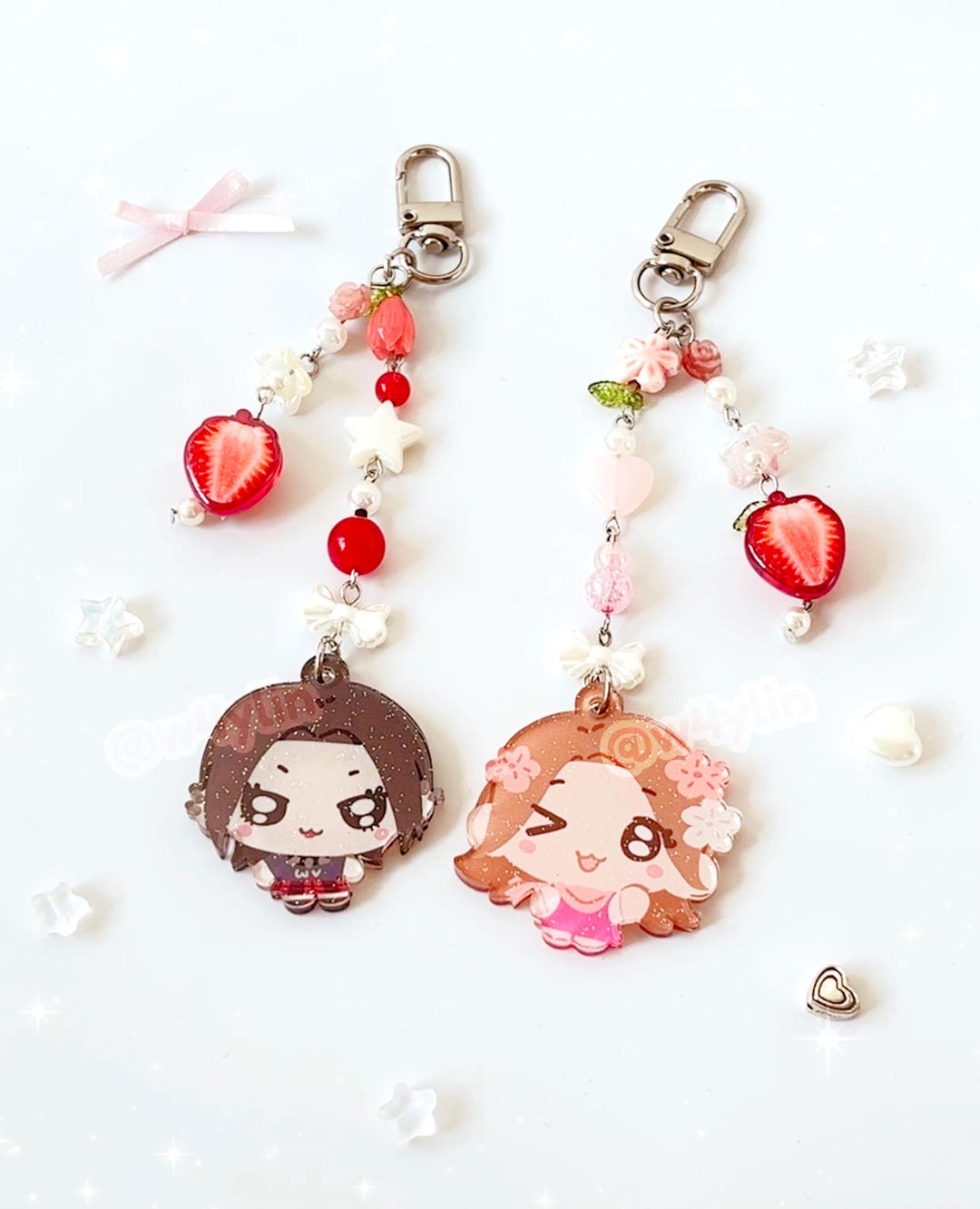 NANA: Handmade Nana + Hachi Matching Keychains - Etsy