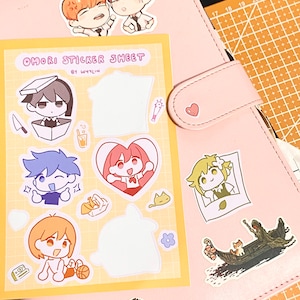 Omori Sticker Sheet - Etsy