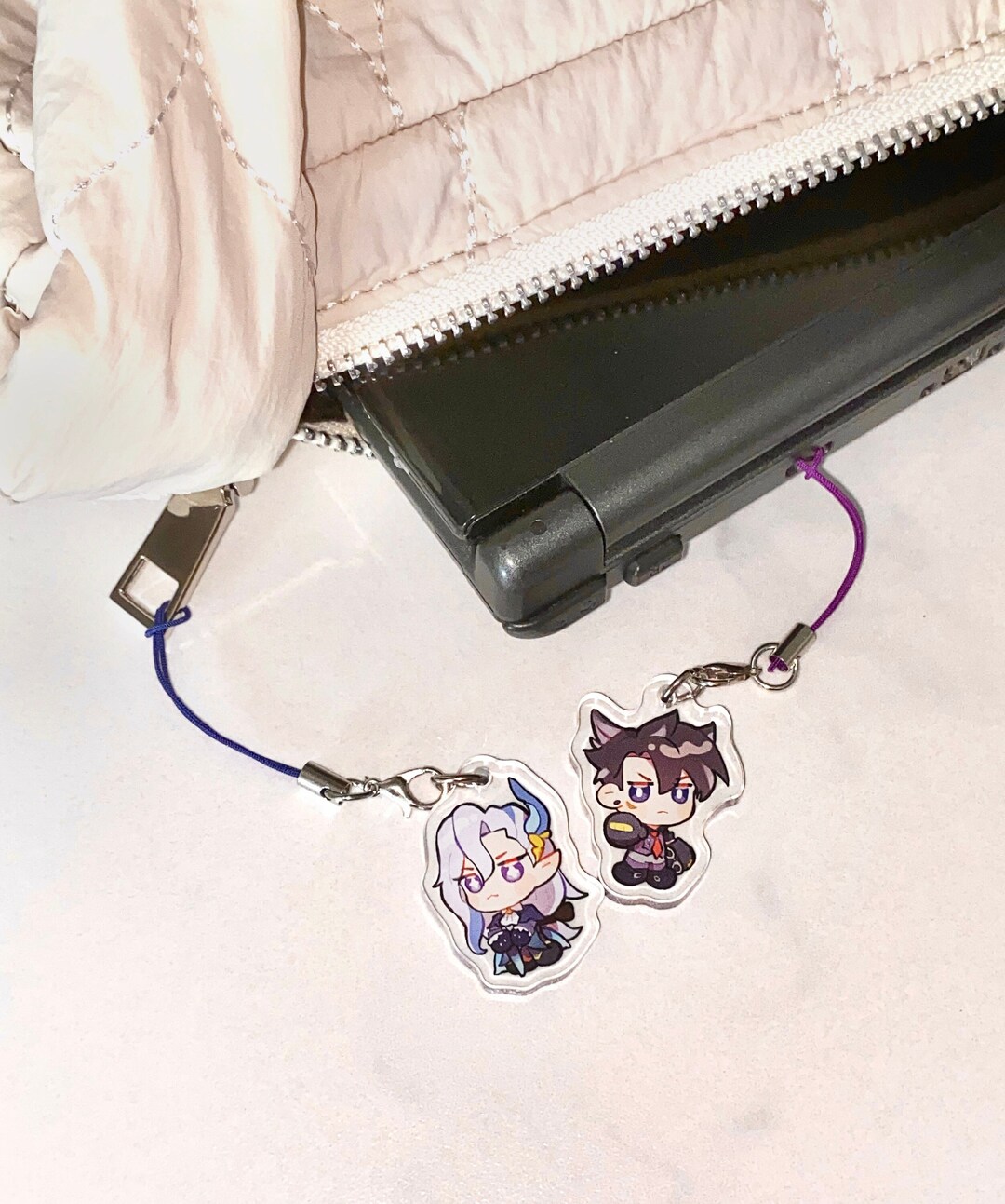 Wriothesley & Neuvillette Mini Acrylic Charms - Etsy