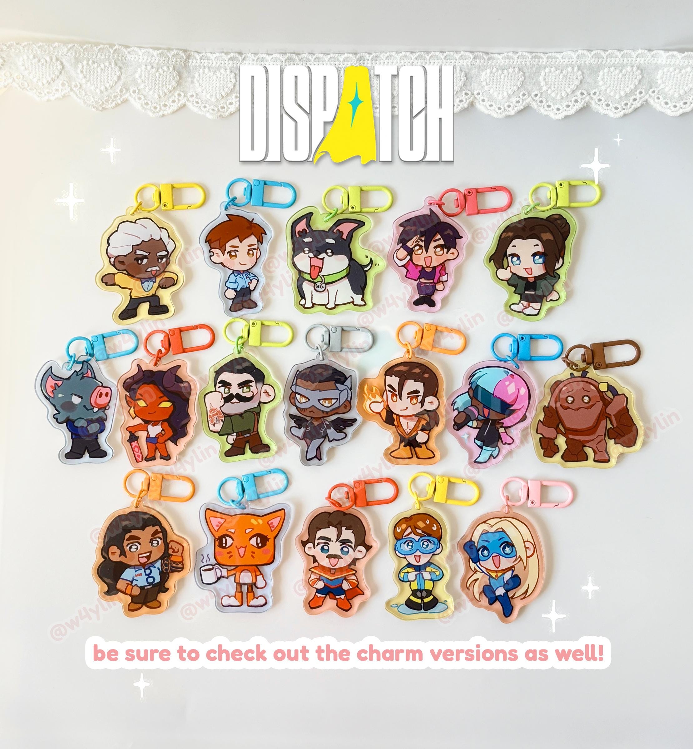 Dispatch Sparkly Waterproof Stickers - Etsy