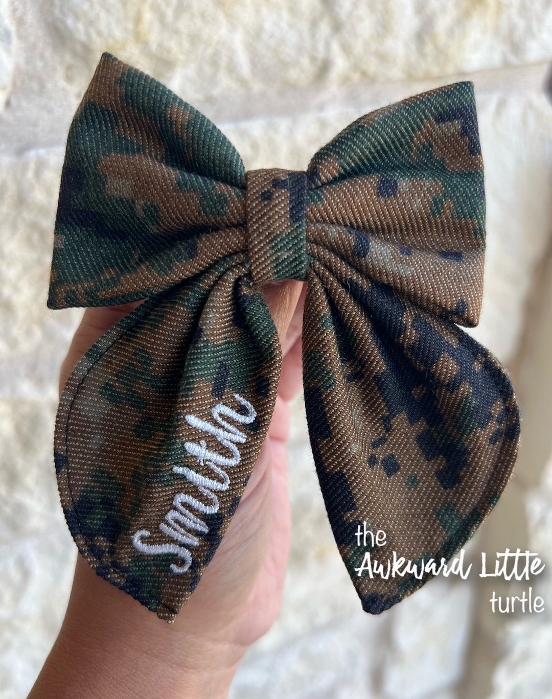 Small Fable Bow, Military Bow, Air Force Bow, Hair Accessories, Marine ...