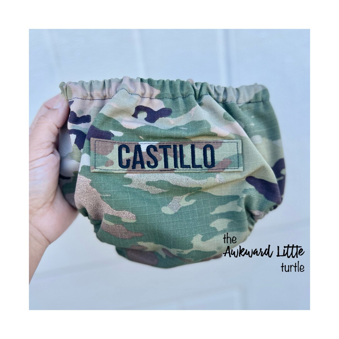 Personalized Military Diaper Cover, Military Clothes for Kids, Army ...
