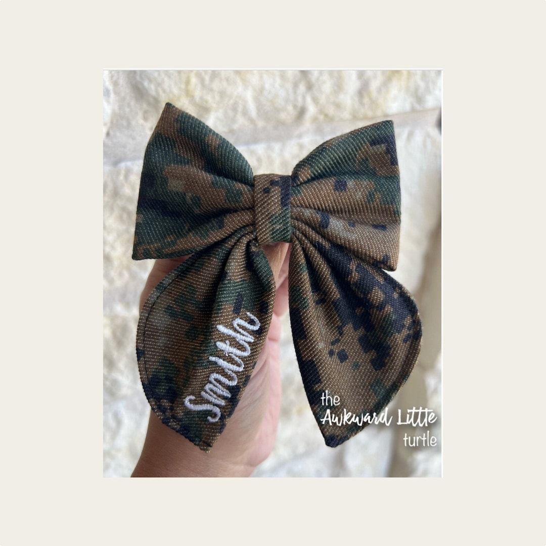 Small Fable Bow, Military Bow, Air Force Bow, Hair Accessories, Marine ...