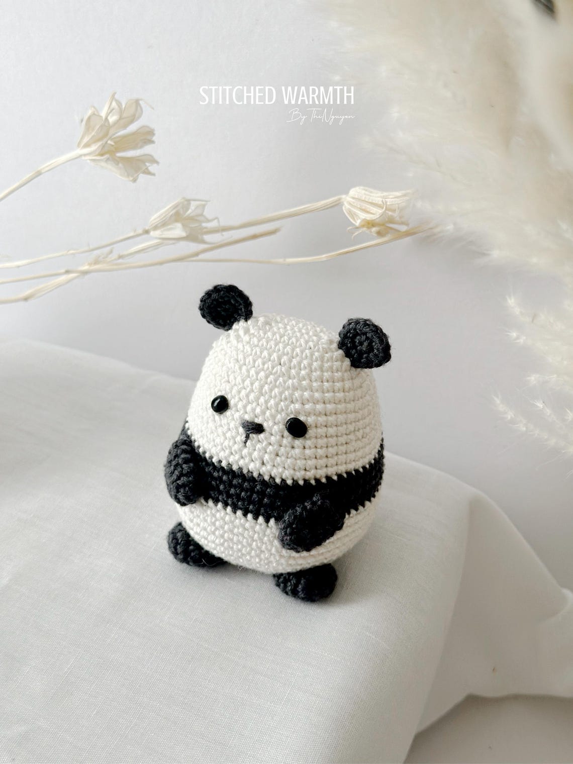 Handmade Crochet Animal Amigurumi Keychain Crochet Panda Keychain ...