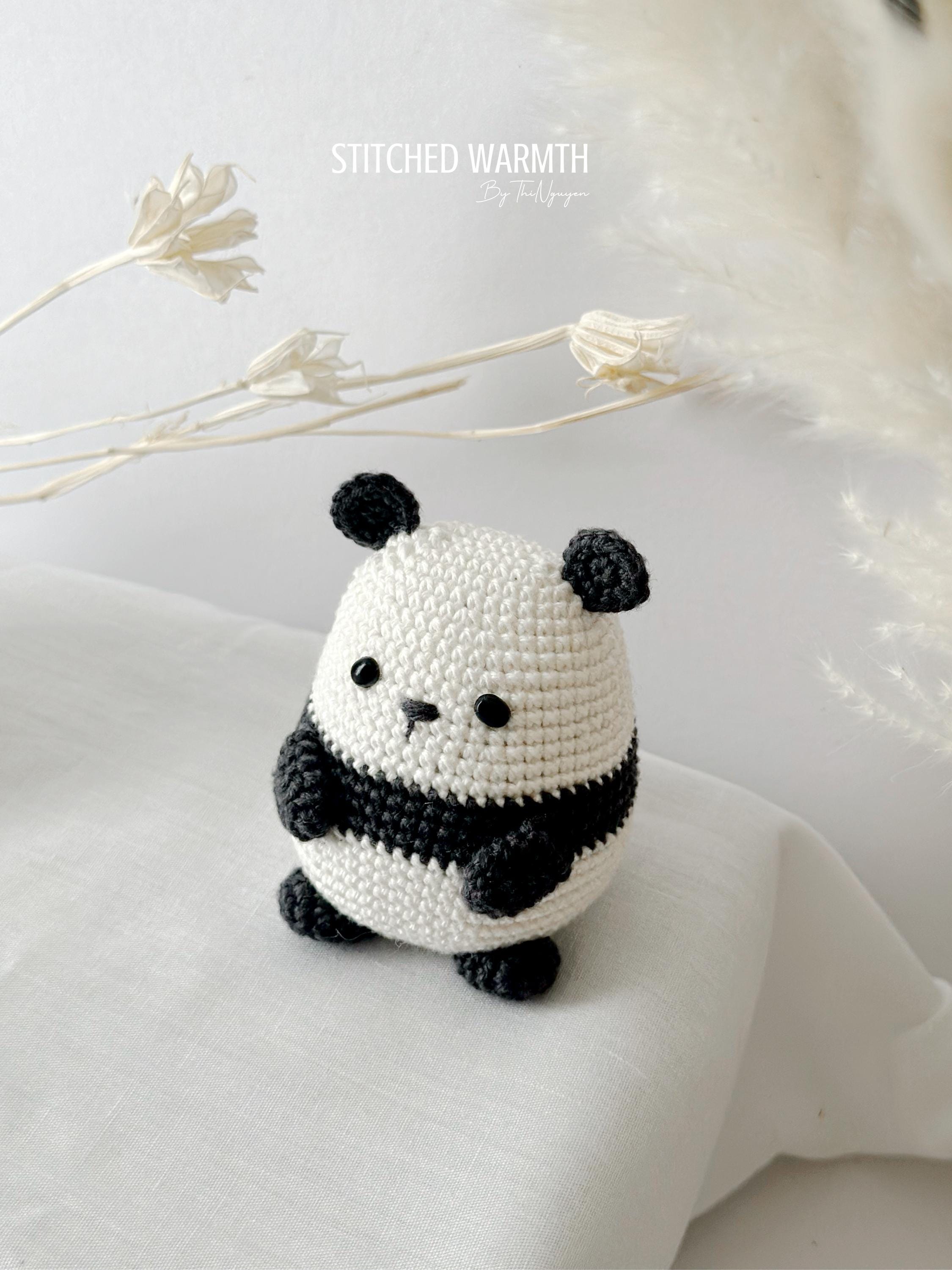 Handmade Crochet Animal Amigurumi Keychain Crochet Panda Keychain ...