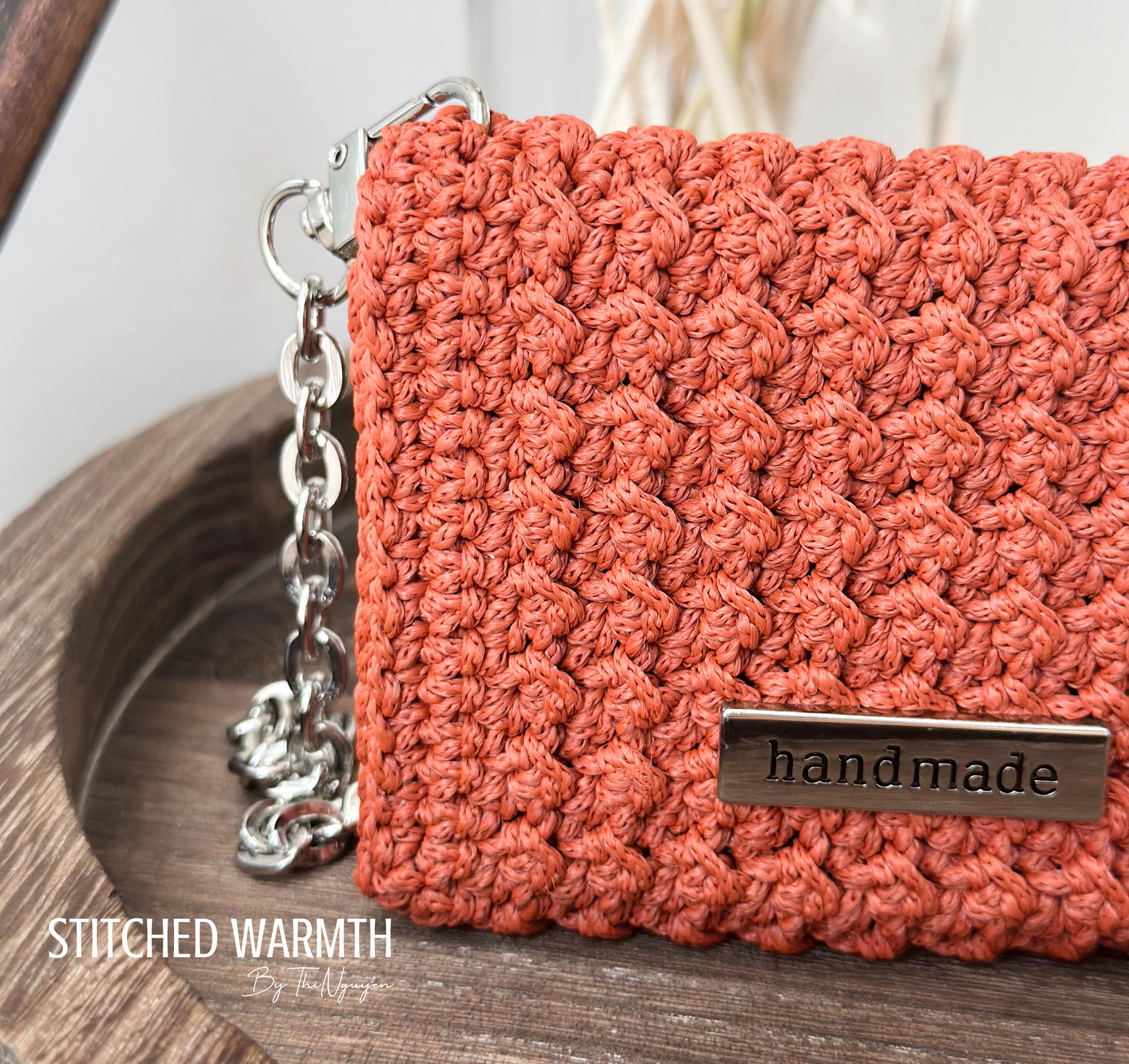 Crochet Wallet Card Wallet Handmade Cardholder Purse Handmade Wallet ...