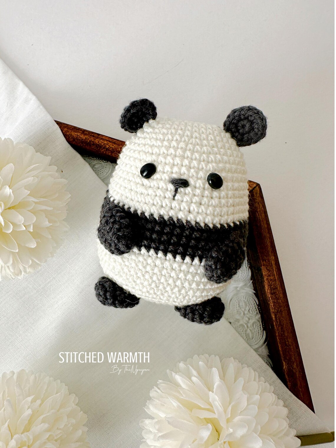 Handmade Crochet Animal Amigurumi Keychain Crochet Panda Keychain ...