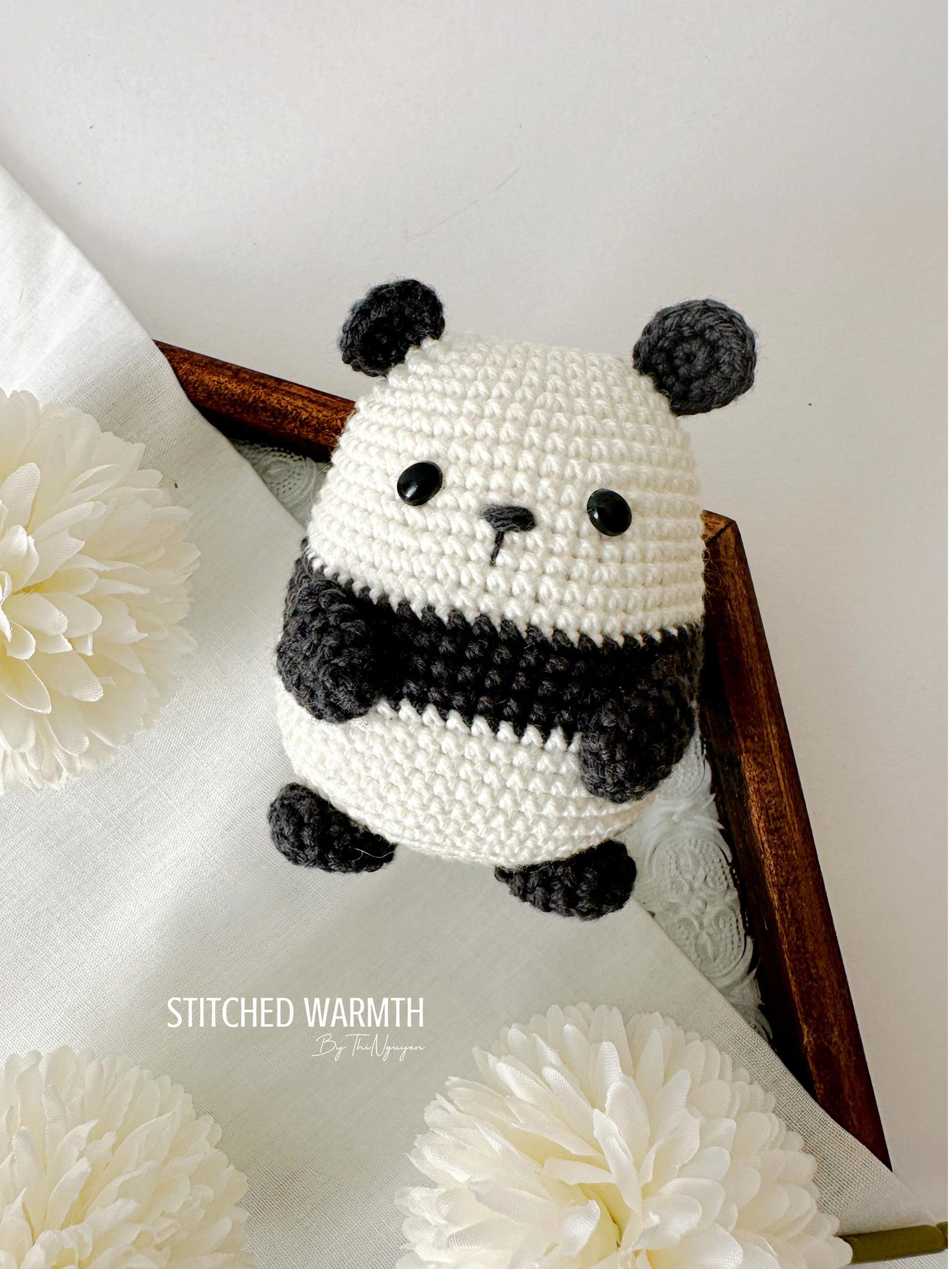 Handmade Crochet Animal Amigurumi Keychain Crochet Panda Keychain ...