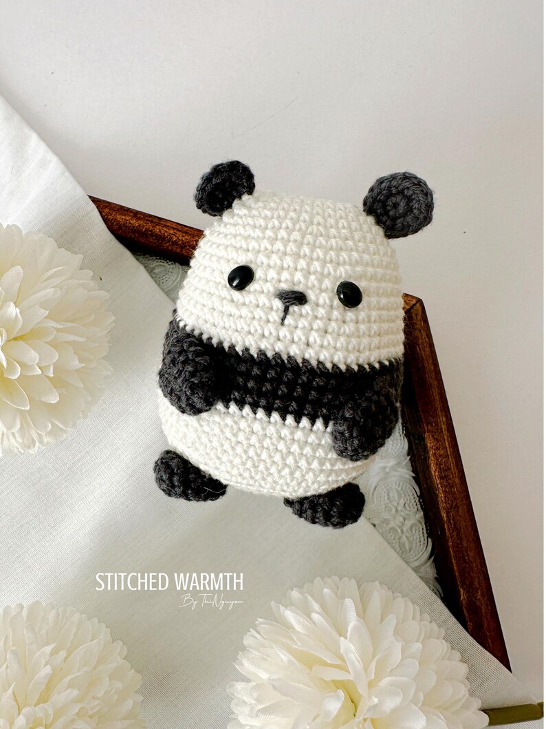 Handmade Crochet Animal Amigurumi Keychain Crochet Panda Keychain ...