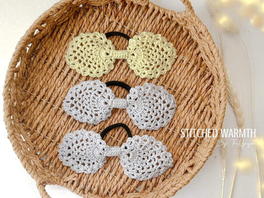 Crochet Hair Accessory for Every Day Wear Handmade Crochet Leafy Hair ...